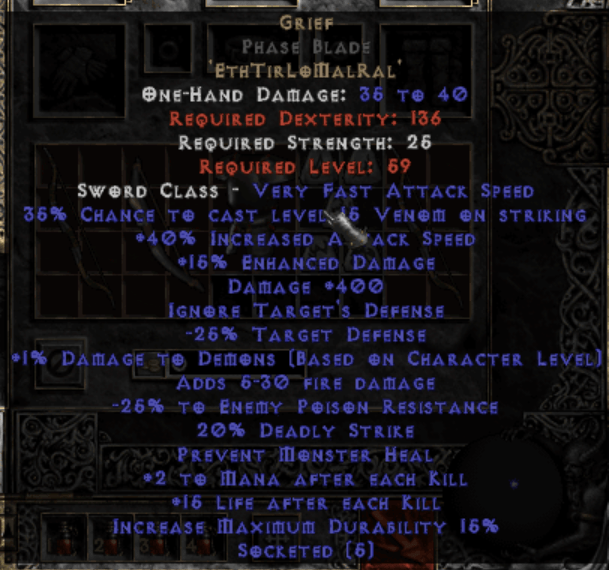 Best Runewords in Diablo 2 Resurrected