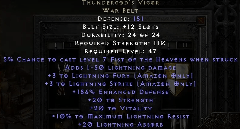 Javazon - Lightning Fury Amazon Build Guide - D2R 2.8