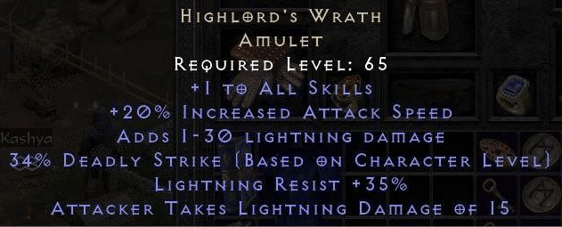 Javazon - Lightning Fury Amazon Build Guide - D2R 2.8