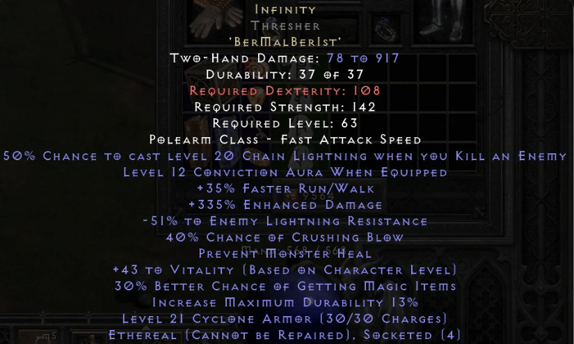 Javazon - Lightning Fury Amazon Build Guide - D2R 2.8