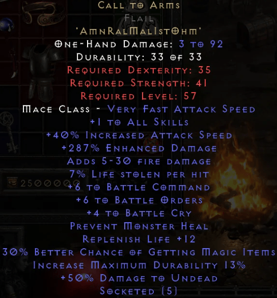 Javazon - Lightning Fury Amazon Build Guide - D2R 2.8