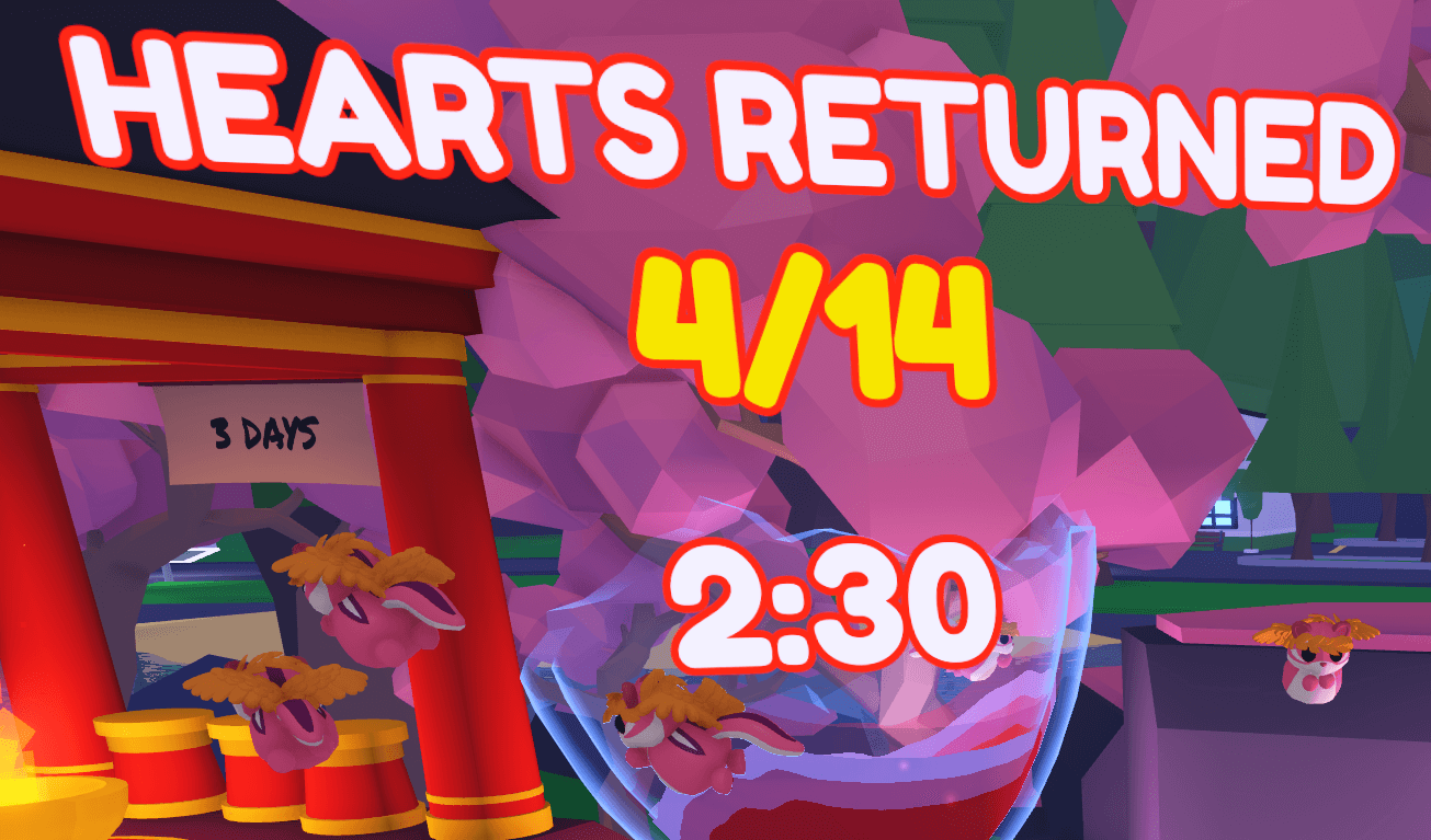 Full guide to the Valentine's Day event - new themed pets, heart ...