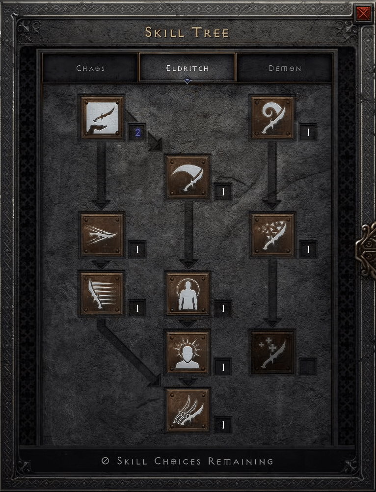 D2R Warlock Skill Trees | Chaos, Demon & Eldritch Guide